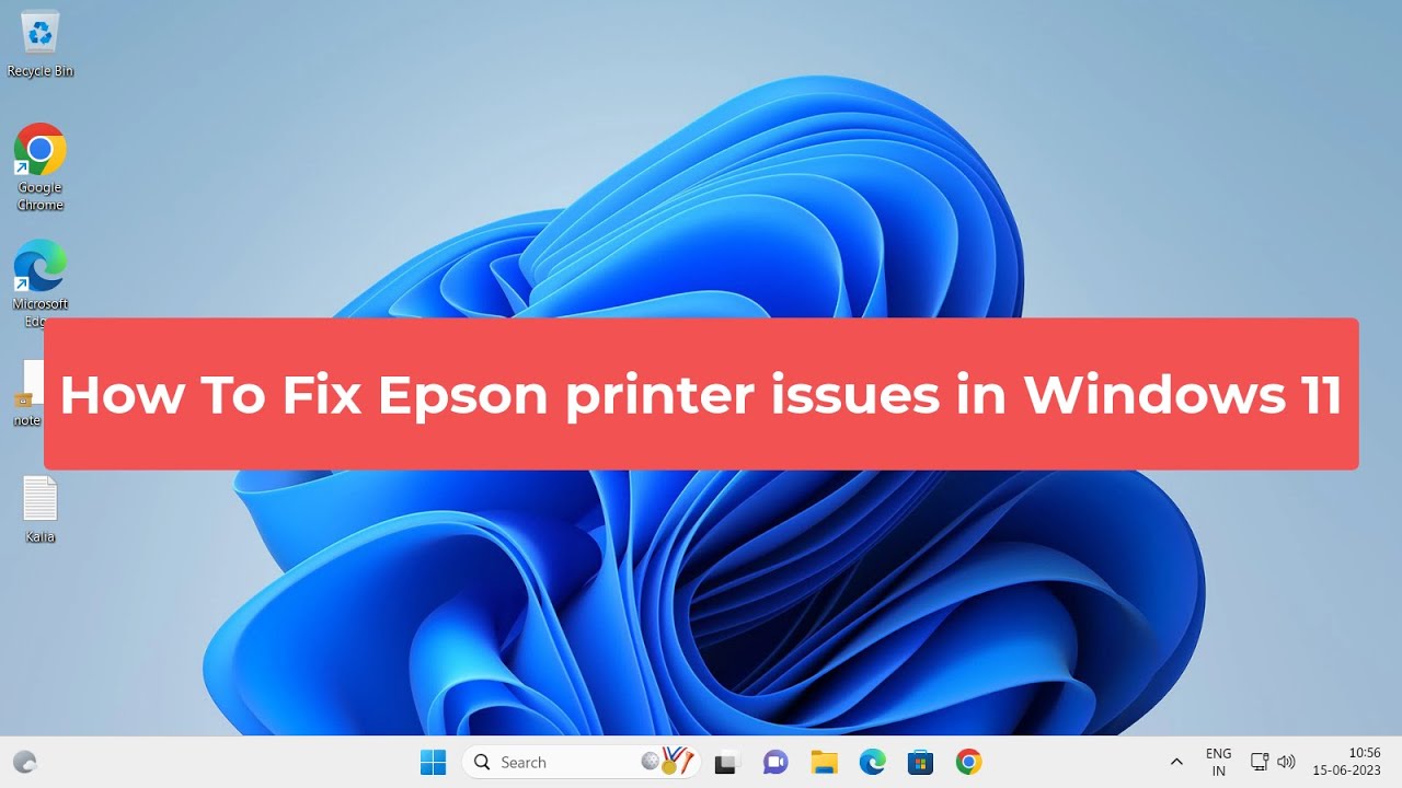 How To Fix Epson printer issues in Windows 11 - YouTube