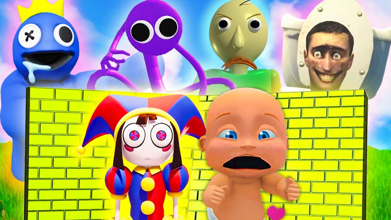 Baby and POMNI Play BUILD TO SURVIVE! (1/3) - YouTube
