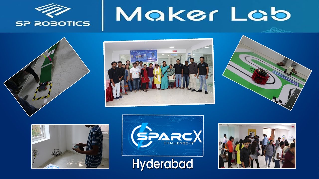 SparcX 19 Hyderabad || SP Robotics || Maker Lab || Vishala Media - YouTube