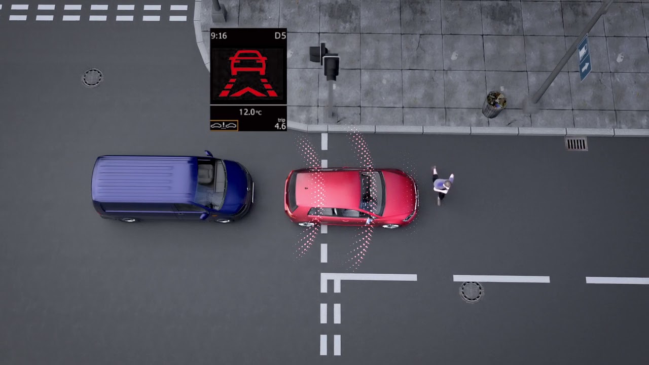 VW Commercial T6 1 Front Assist with CEB - YouTube