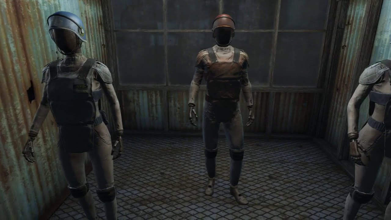 Fallout 4: My body armor parts collection tour! (with mods) - YouTube