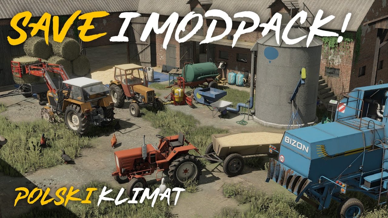 POLSKI SAVE I MODPACK 🔥Szpakowo DOWNLOAD🔥☆Mega Klimat 🤯FS22⚪ OZI - YouTube