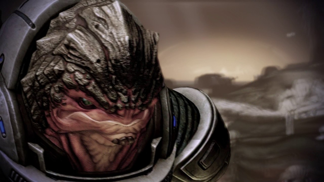Mass Effect 2: Wrex on killing a Thresher Maw - YouTube