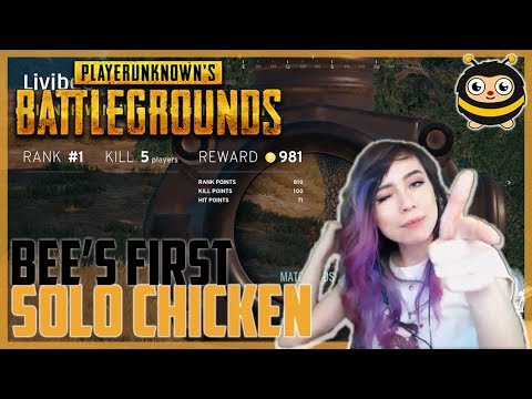 Livibee | First SOLO PUBG Chicken Dinner - YouTube