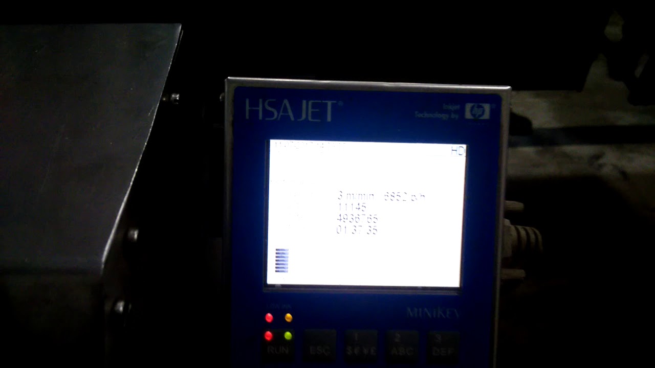 Thermal Ink Jet printer HSA Jet (Condot) - YouTube