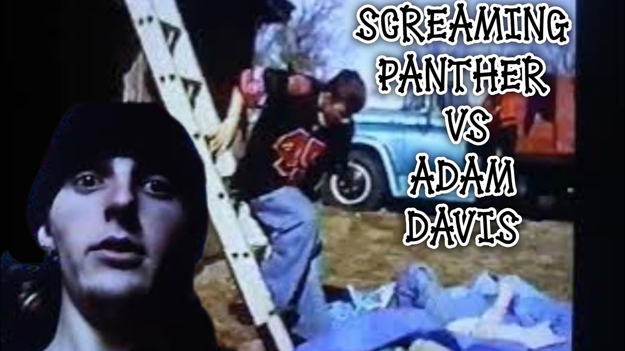 Adam Davis VS Screaming Panther #rare #wrestling #backyardshow # ...
