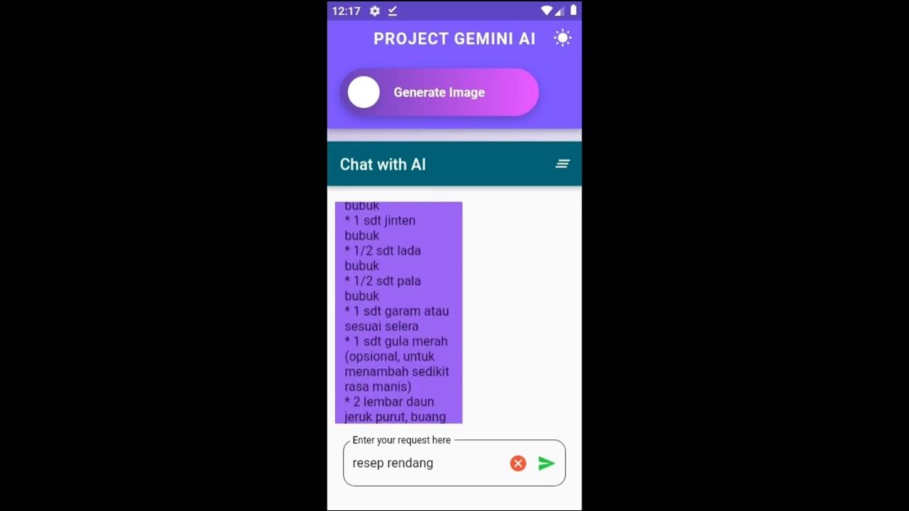 Membuat Aplikasi Flutter dengan Library Gemini/KelompokReyGitPus - YouTube