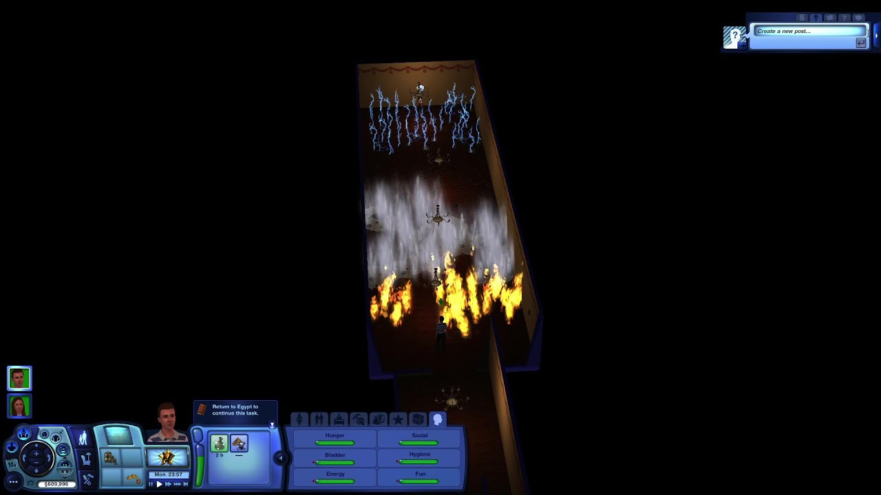 The Sims 3 World Adventures Custom Tomb: The Deadly Basement - YouTube