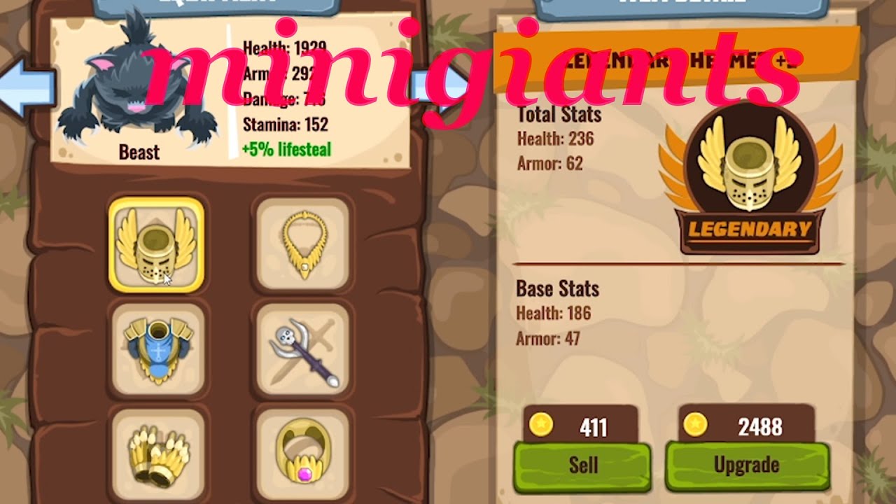 minigiants.io and evowars.io | Looking for armor suits for the Beast - YouTube