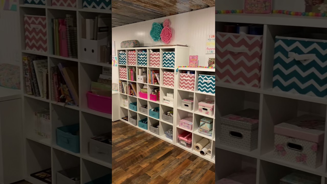My new She Shed / Craft room - YouTube