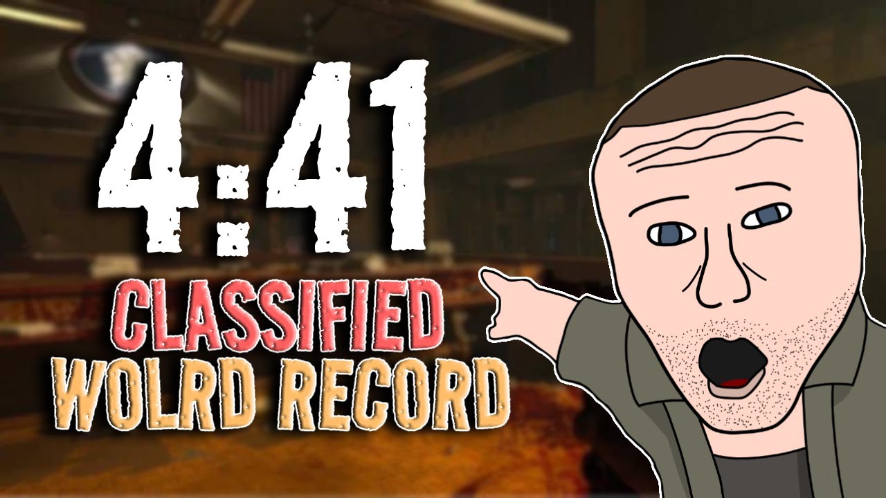 (4:41) CLASSIFIED WORLD RECORD SPEEDRUN - YouTube