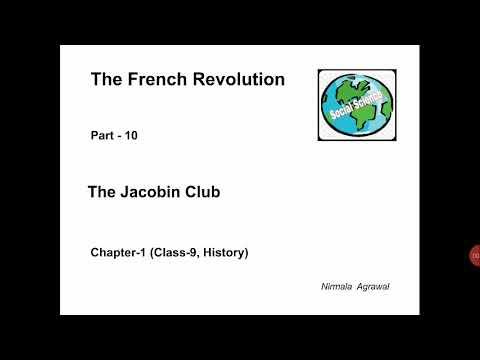 Part 10 | The Jacobin Club | French Revolution | History Chapter 1 ...