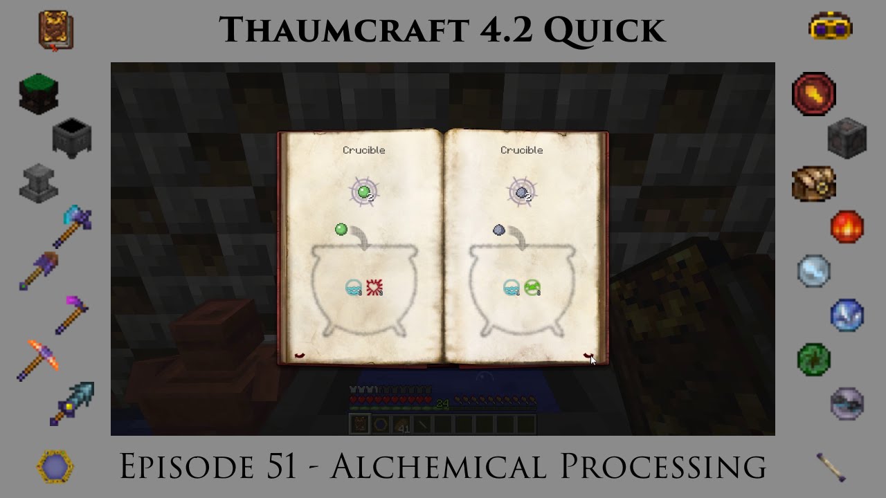 Thaumcraft Quick 4.2 E51 - Alchemical Processing - YouTube