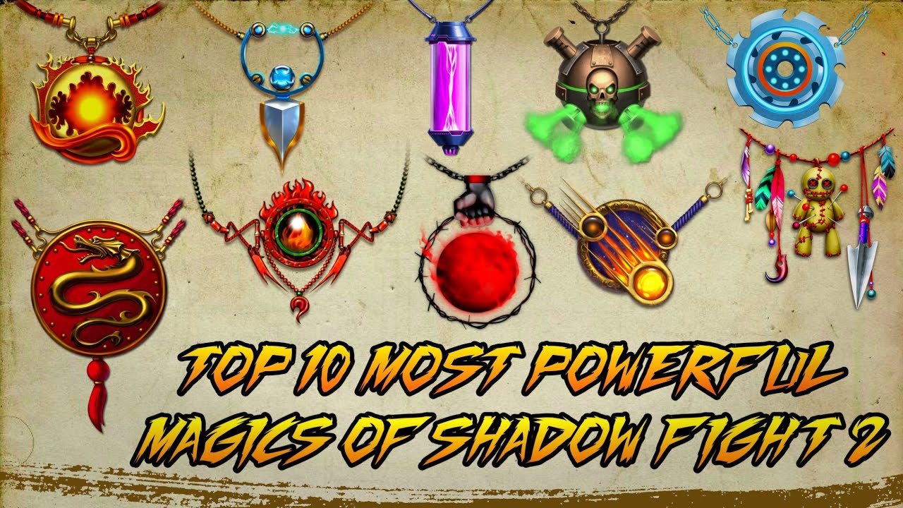 TOP 10 MOST POWERFUL MAGICS OF SHADOW FIGHT 2 - YouTube