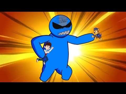 Ryder and Chase in big trouble - Paw Patrol and Rainbow Friends - YouTube