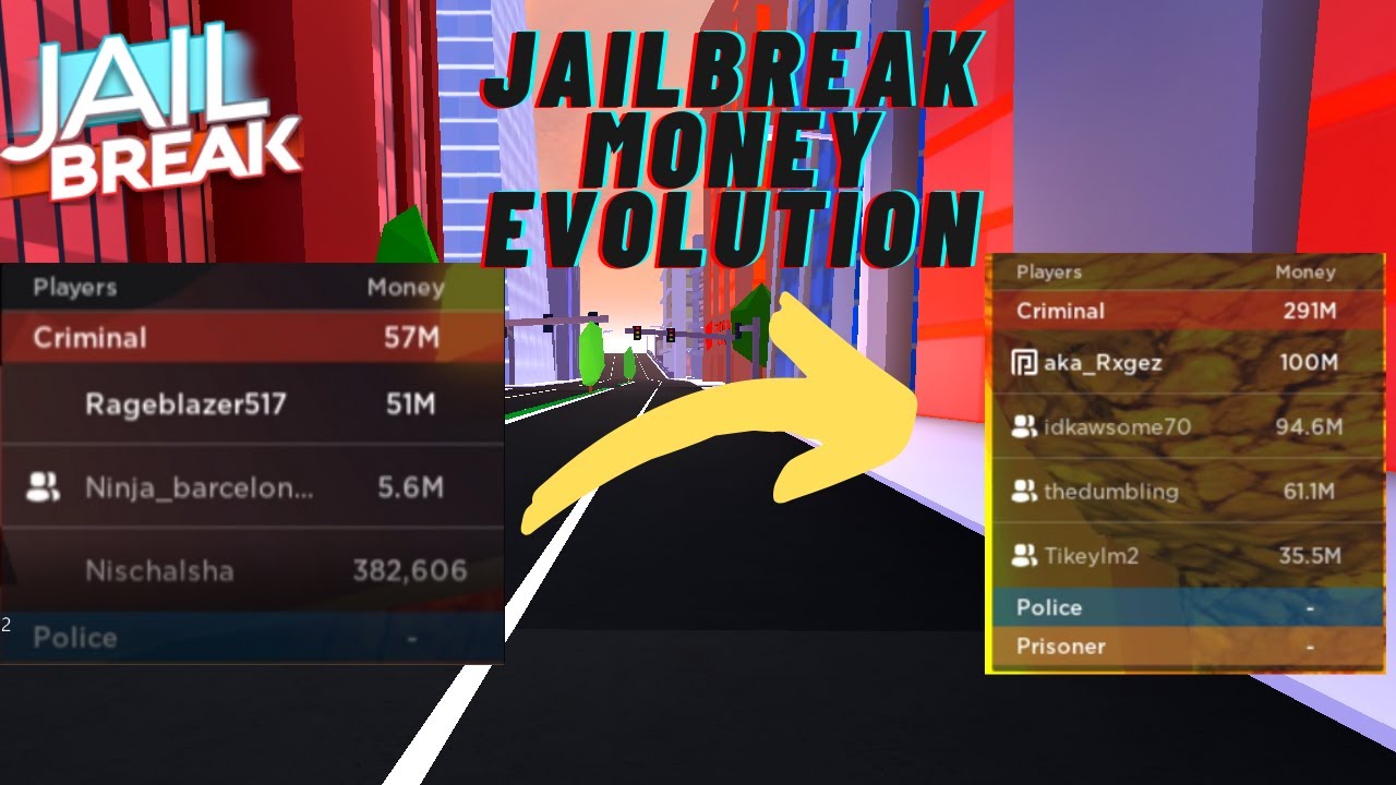 Jailbreak Cash Evolution Part 2 51M-100M - YouTube