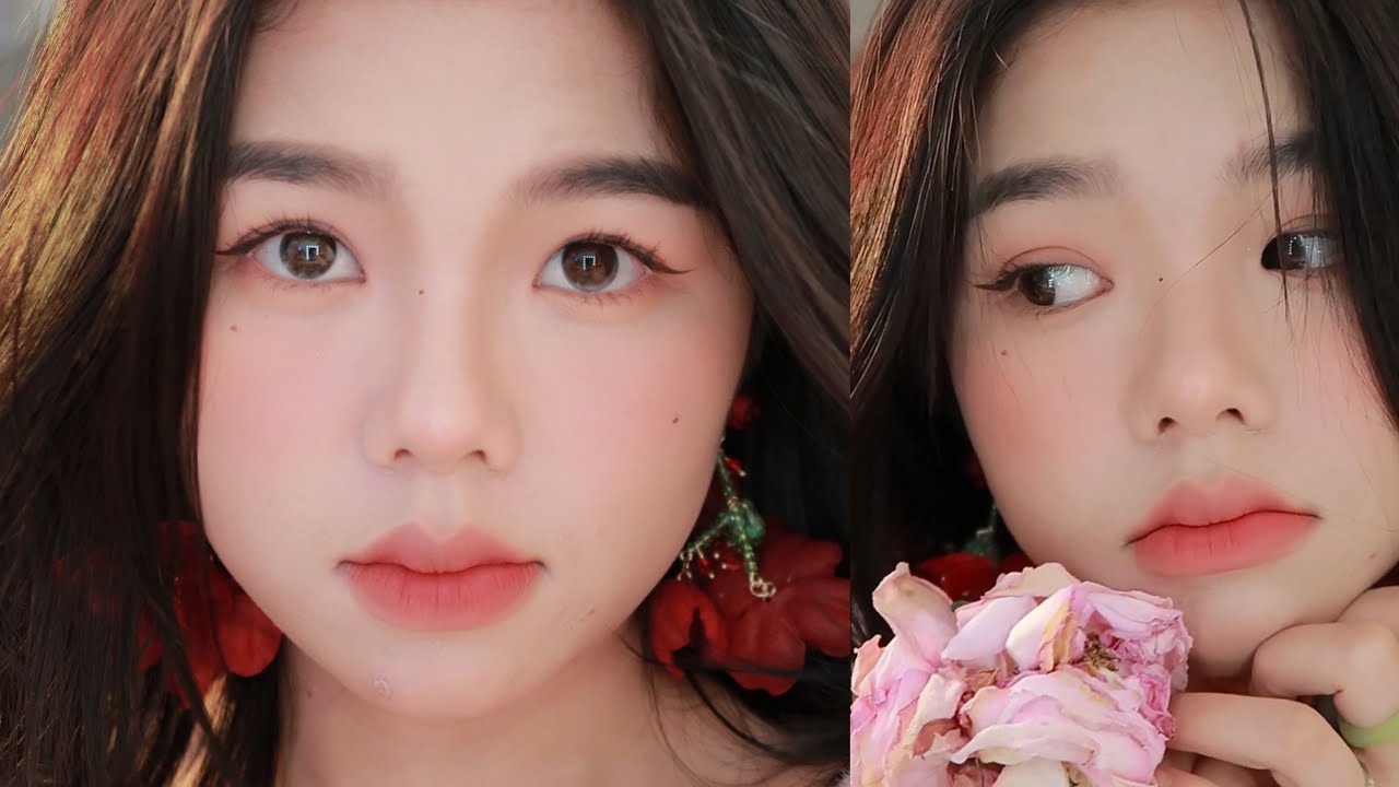 Rose Petals Make Up 🥀 | Sreynea ស្រីនា - YouTube