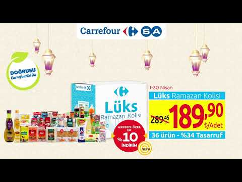 Lüks Ramazan Kolisi 289,45 TL/Adet Yerine 189,90 TL/Adet