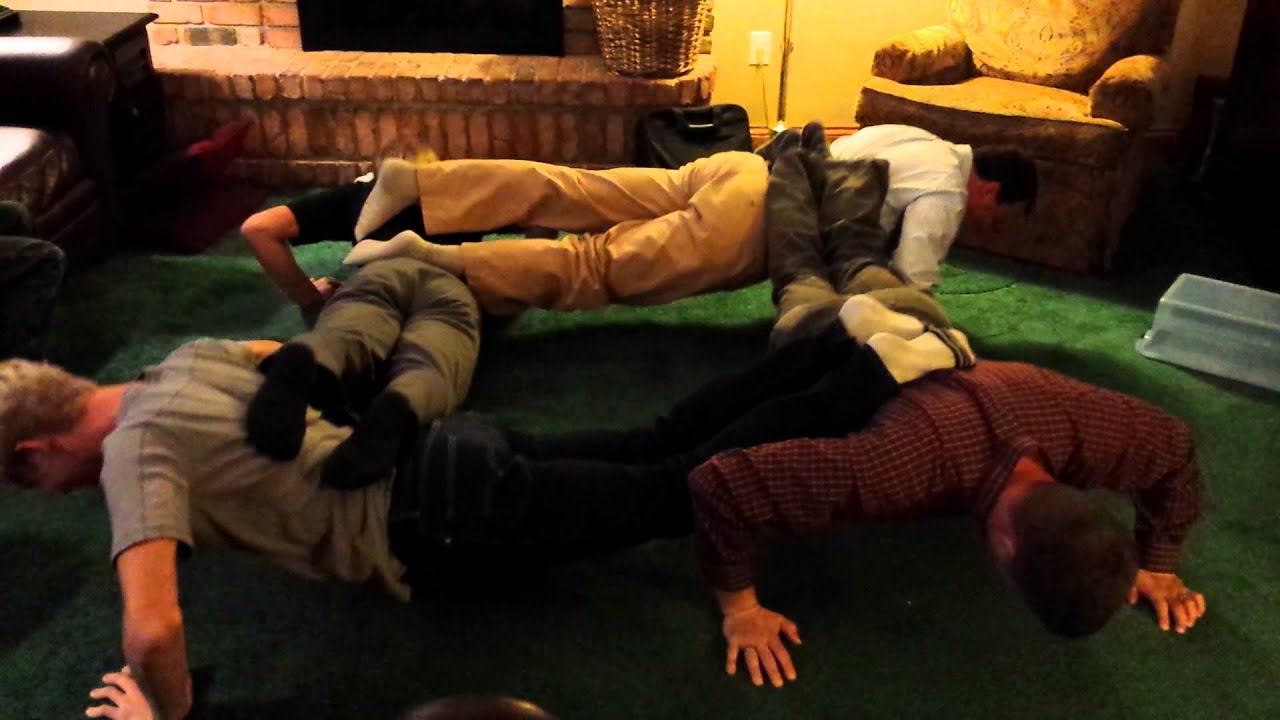 Four square push ups - YouTube