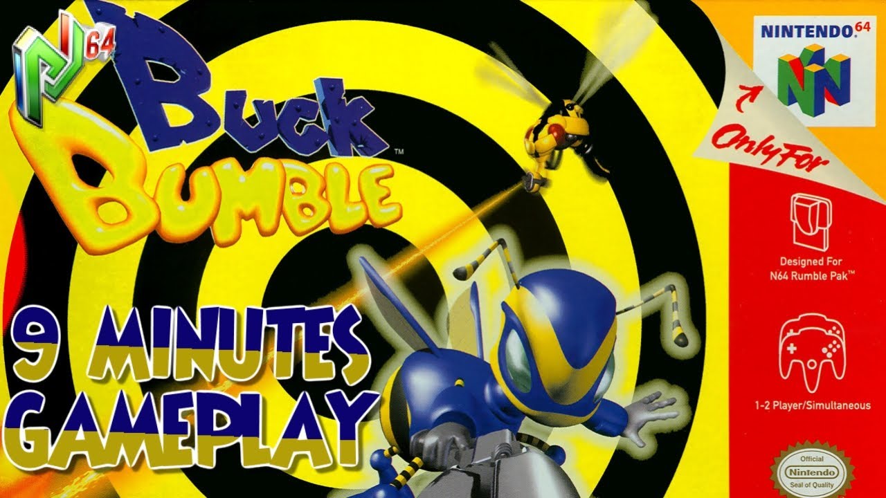 9 Minutes of Buck Bumble Gameplay Running on Project64 Emulator - YouTube