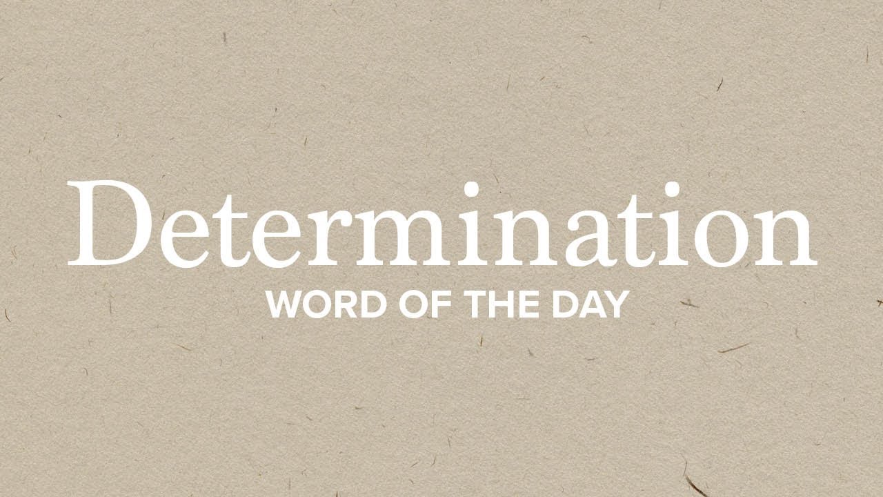 Determination | J.John's Word for Today - May 27th 2020 - YouTube