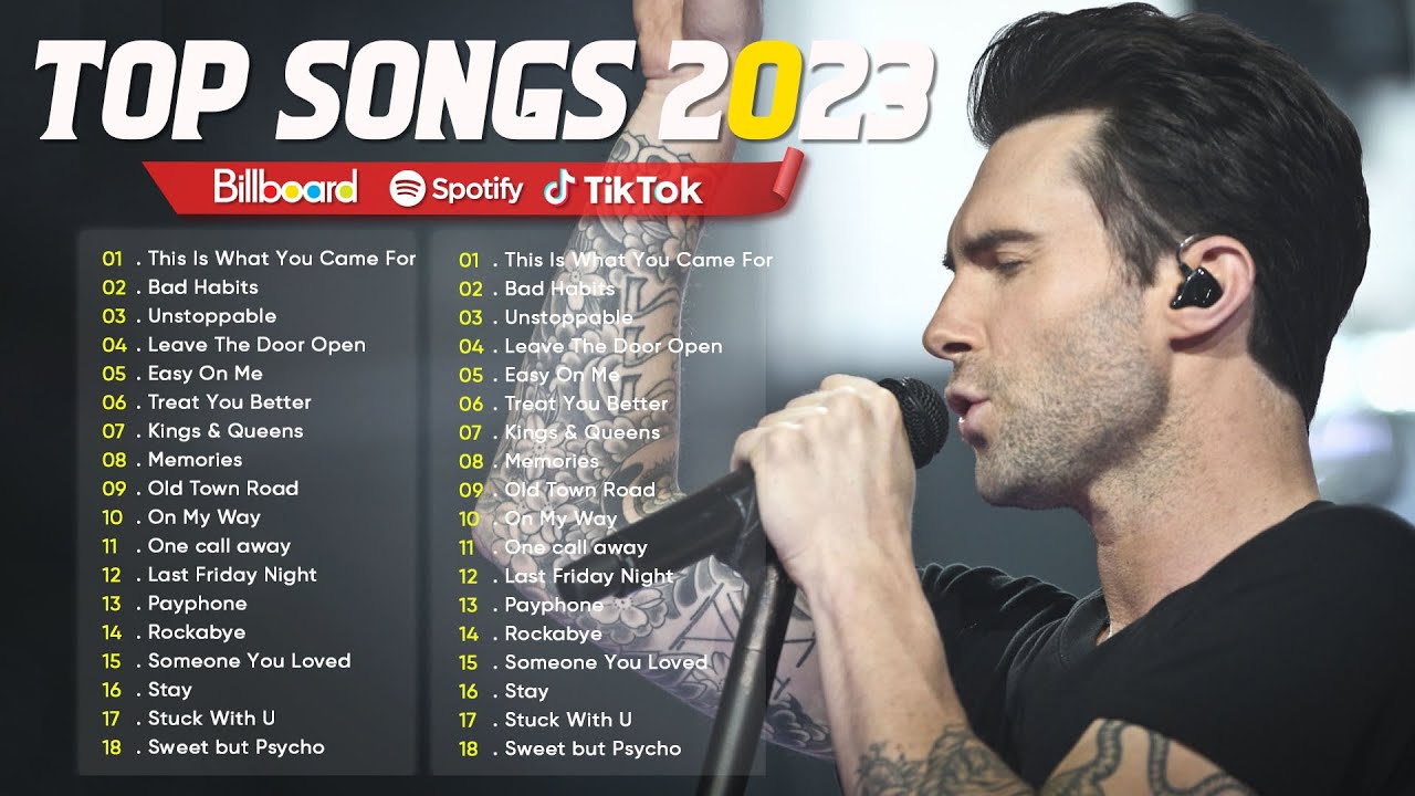 Maroon 5, Miley Cyrus, Selena Gomez, Adele, Ed Sheeran, Rihanna, Dua ...