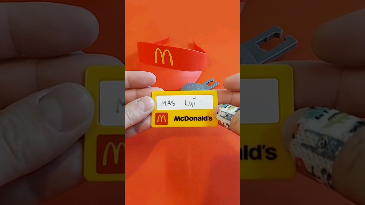 Crew Cap and Badge Set#happymeal #shorts - YouTube