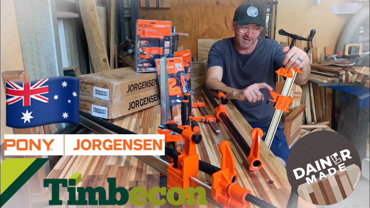 Timbecon Launch Pony Jorgensen Clamps in Australia - YouTube
