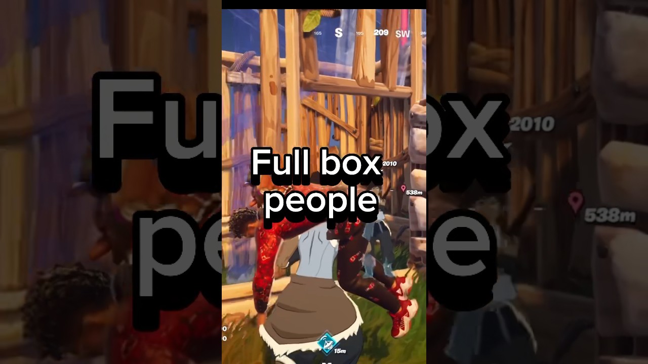 Full box people in Fortnite. - YouTube