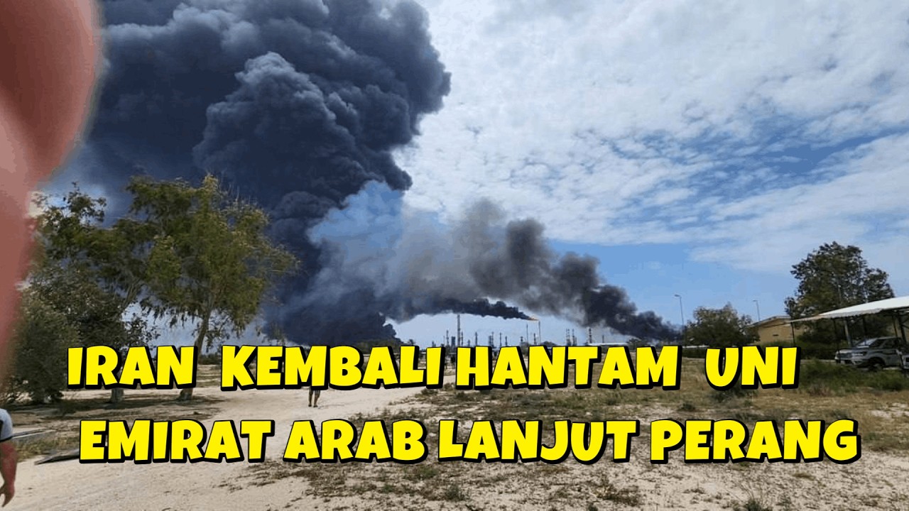 BEBERAPA JAM GENCATAN, KILANG MINYAK IRAN DI PULAU LAVAN DI LEDAKAN ...