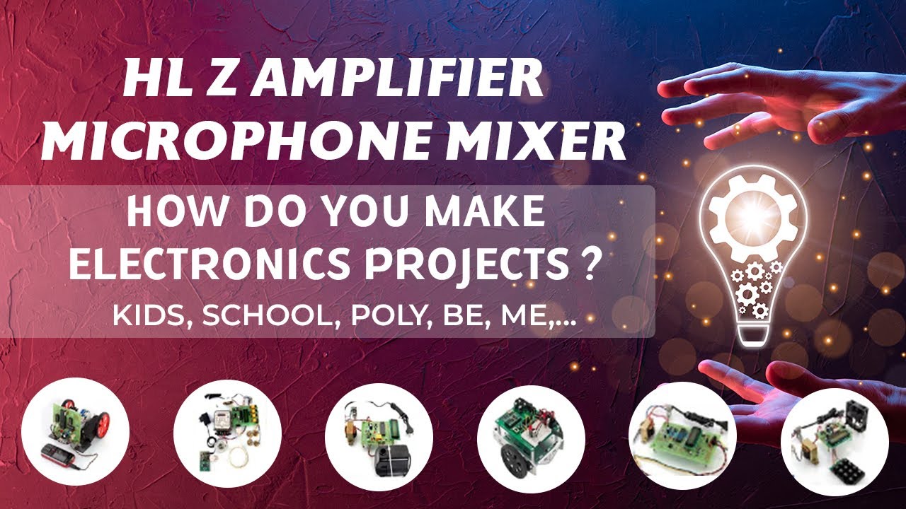 Hi Z Amplifier Microphone Mixer | Audio Projects | ECE EEE Mini ...