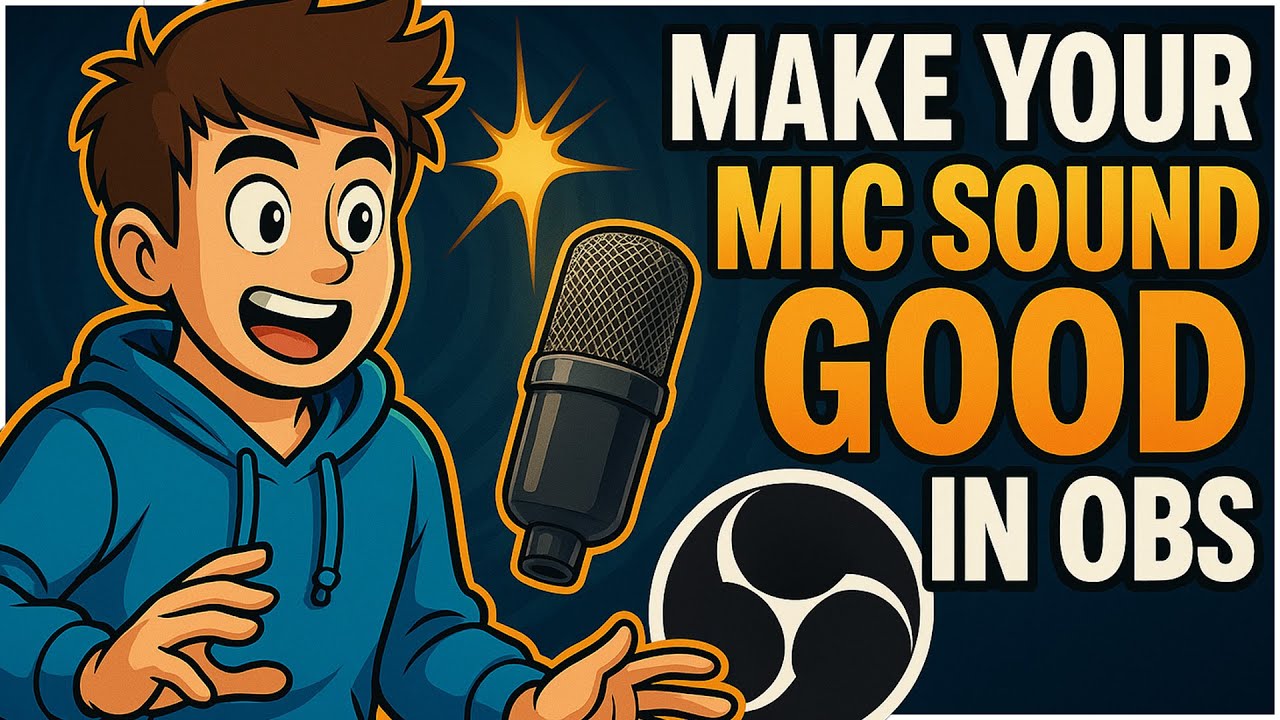 How to get Crisp Mic Audio in OBS – No Cost! - YouTube