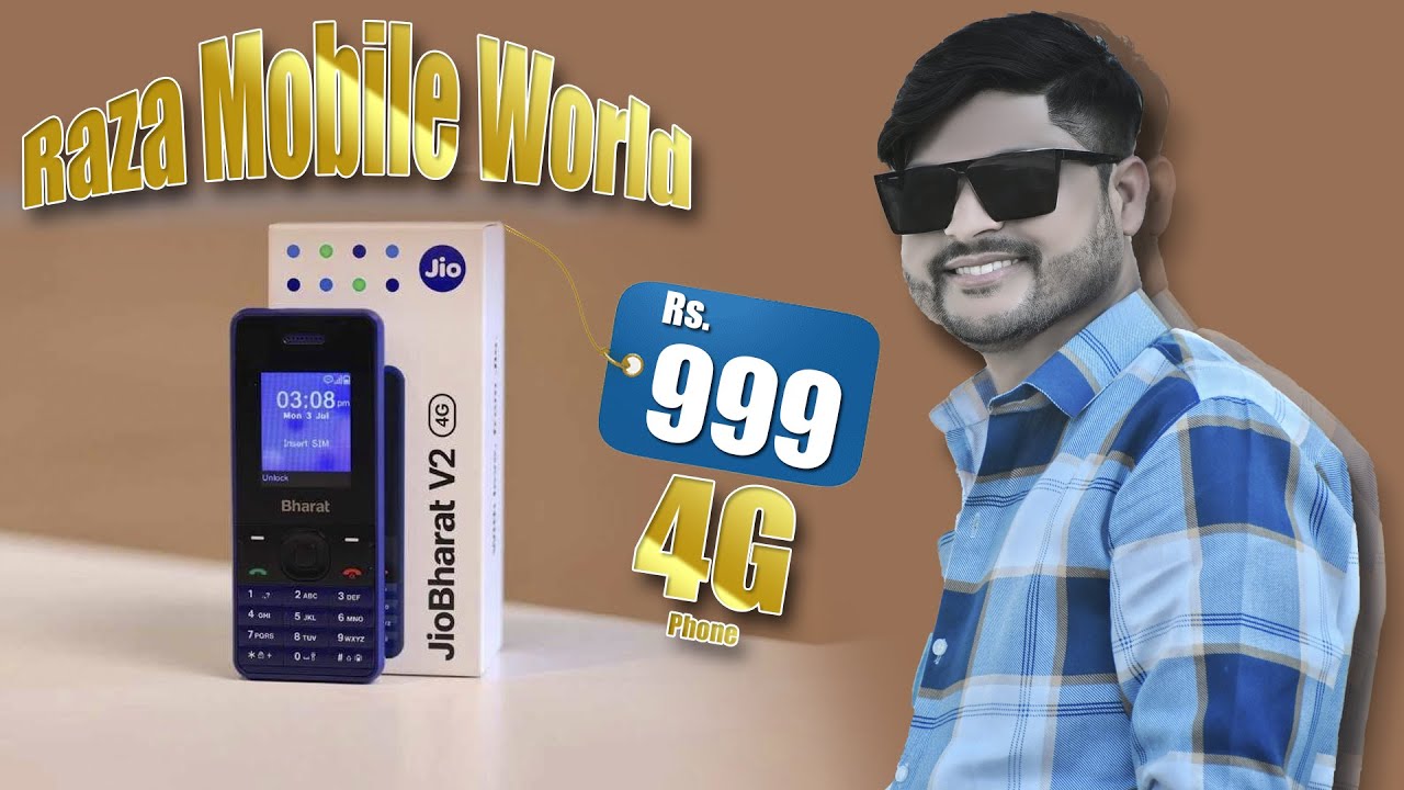 Jio Bharat V2 4G Model | New Jio Phone | Unboxin & Review | Raza Mobile ...
