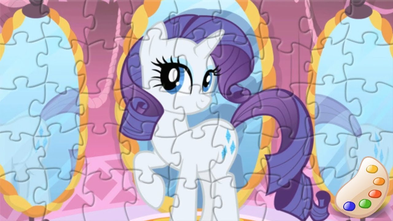 My Little Pony Friendship is Magic Rarity Fun Puzzle - YouTube