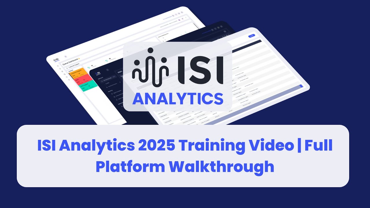 ISI Analytics Training | Full Platform Walkthrough - YouTube