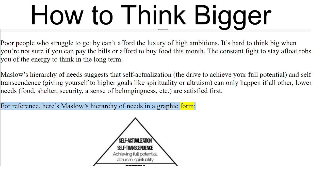 How to Think Bigger Full Audiobook - YouTube