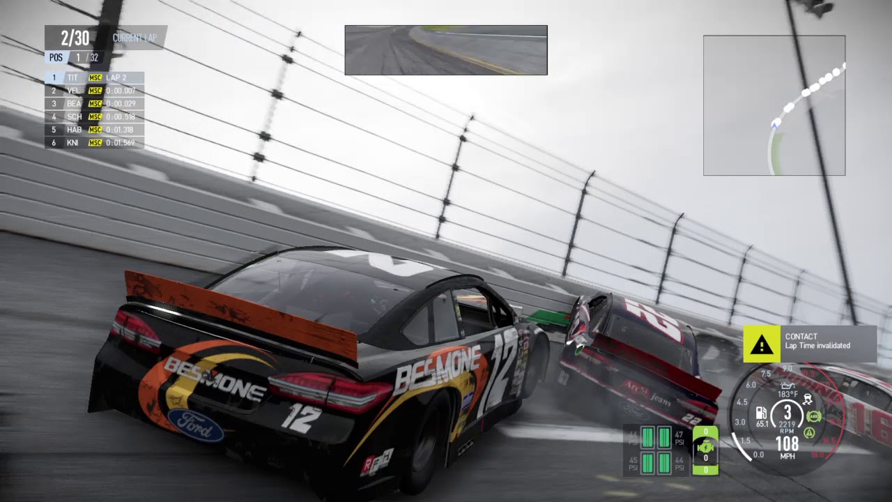 Project Cars 2 Nascar crash - YouTube