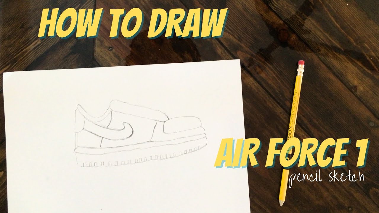 How To Draw an Air Force One (For Kids and Beginners) - YouTube