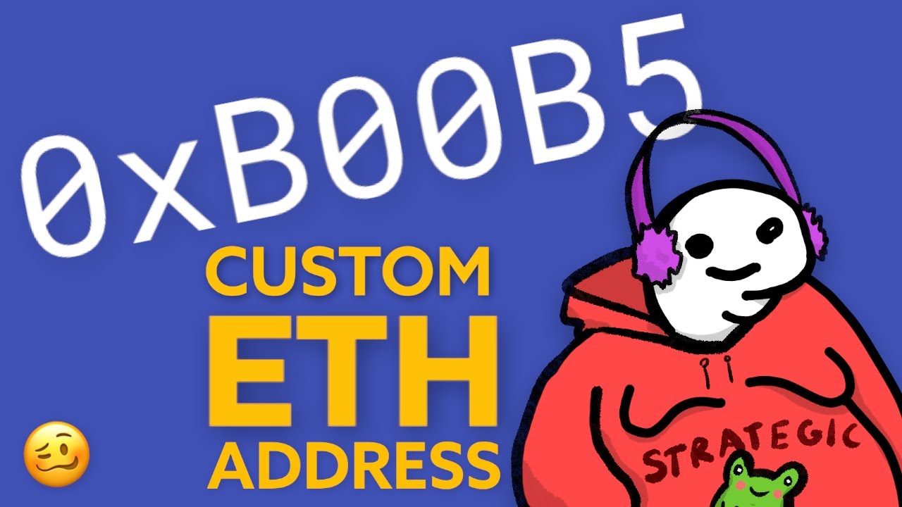 Create Custom ETHEREUM Address (and finally get girlfriend!) - YouTube