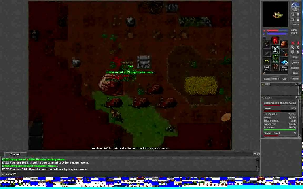 Tibia rotworm queen - YouTube