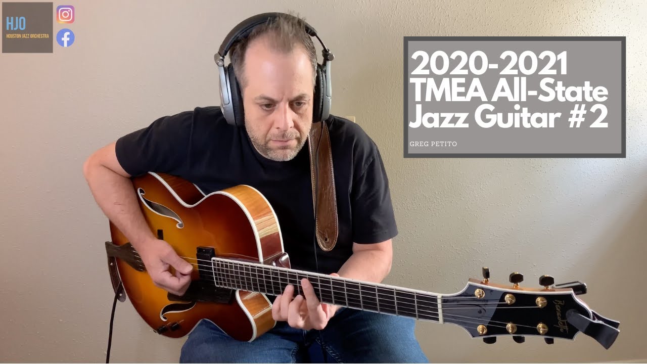 2020-2021 TMEA All-State Jazz Guitar Etude #2 | Greg Petito - YouTube