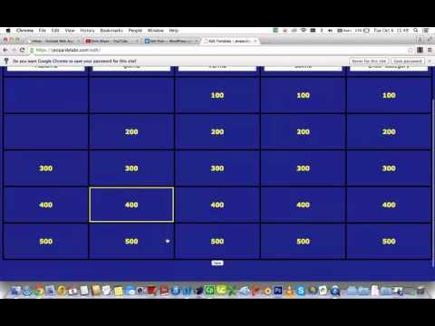 Jeopardylabs.com ilə Brain Ring oyunu hazırlamaq - YouTube