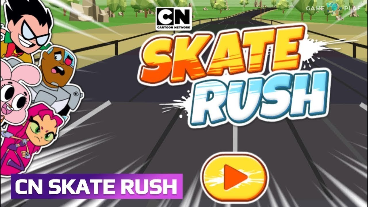 Starfire - Skate Rush [Cartoon Network Games] - YouTube