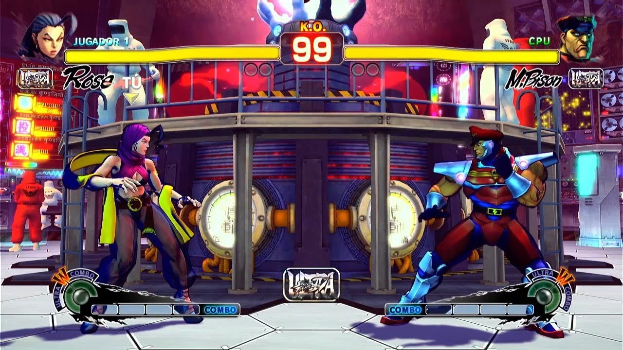 ROSE VS M. BISON - STREET FIGHTER IV - YouTube
