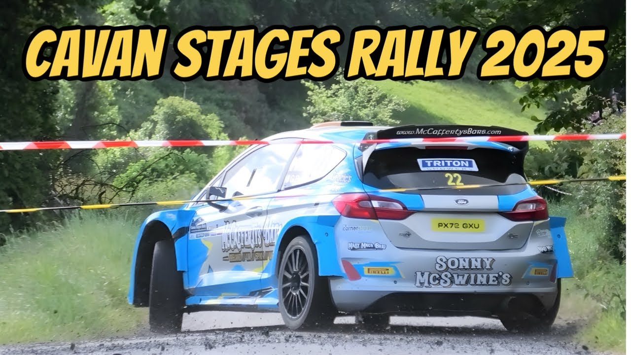 Cavan Stages Rally 2025 | Spin, Sideways and flat-out action #rallye # ...