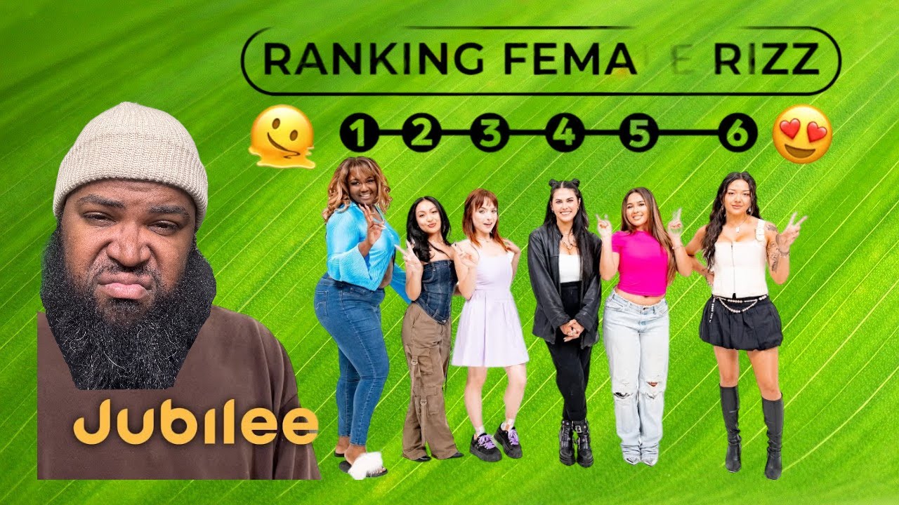 Ranking Girls off their Rizz in this Jubilee video!! - YouTube