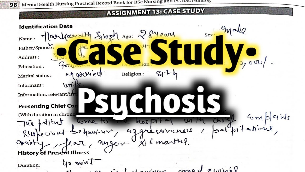 Case study on Psychosis Assignment 13 R Sreevani - YouTube