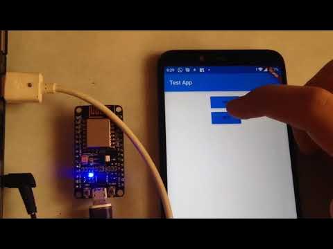 Controll LED with Flutter using NodeMCU - YouTube