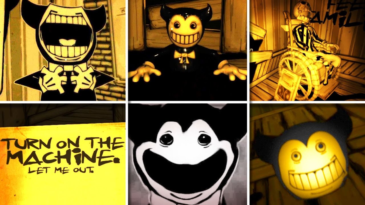 Out of the Ink Machine UPDATE 1.1 | ALL SECRETS & RARE MOMENTS | BATIM ...
