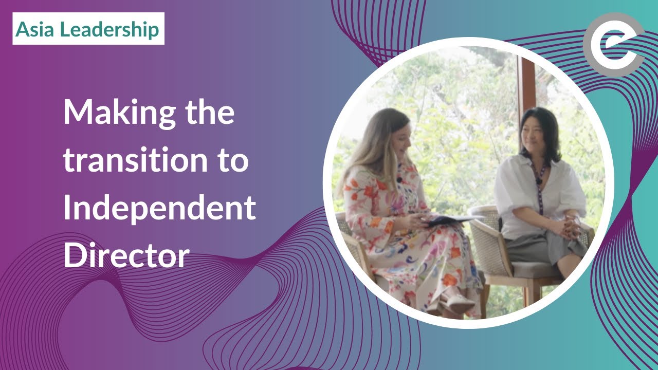 Making the transition to Independent Director - YouTube